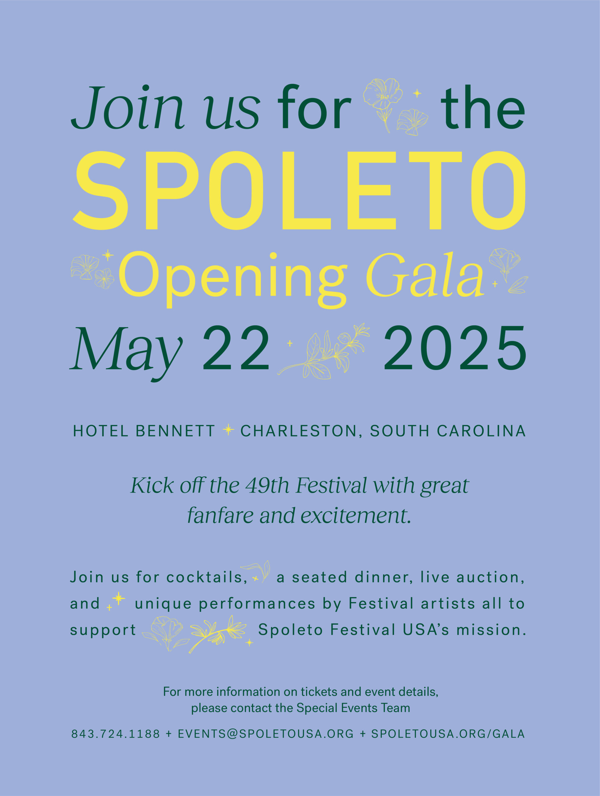 Opening Gala | Spoleto Festival USA 2025